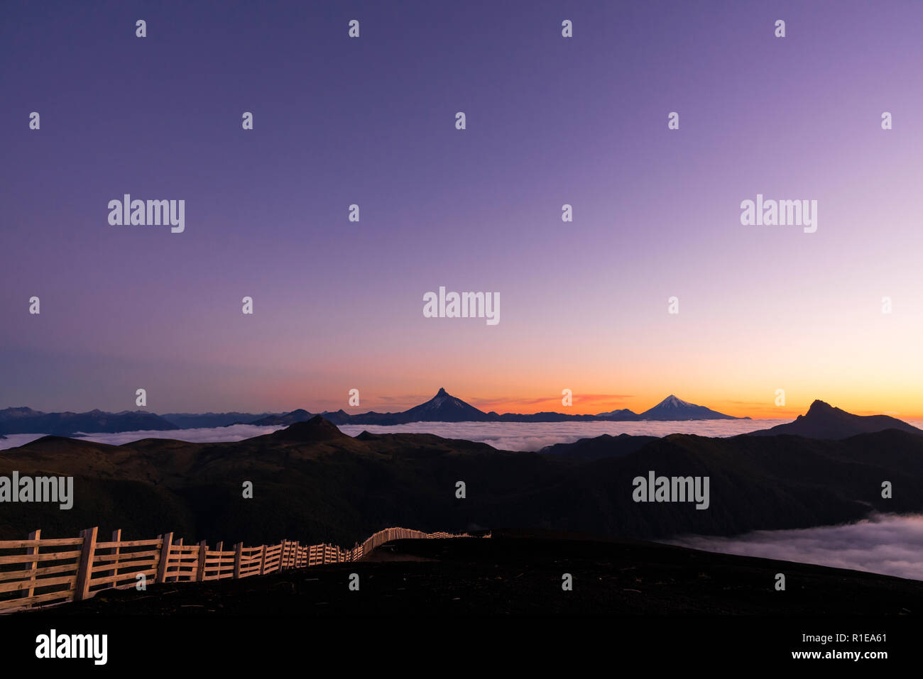 Andes volcanoes aerial hi-res stock photography and images - Alamy