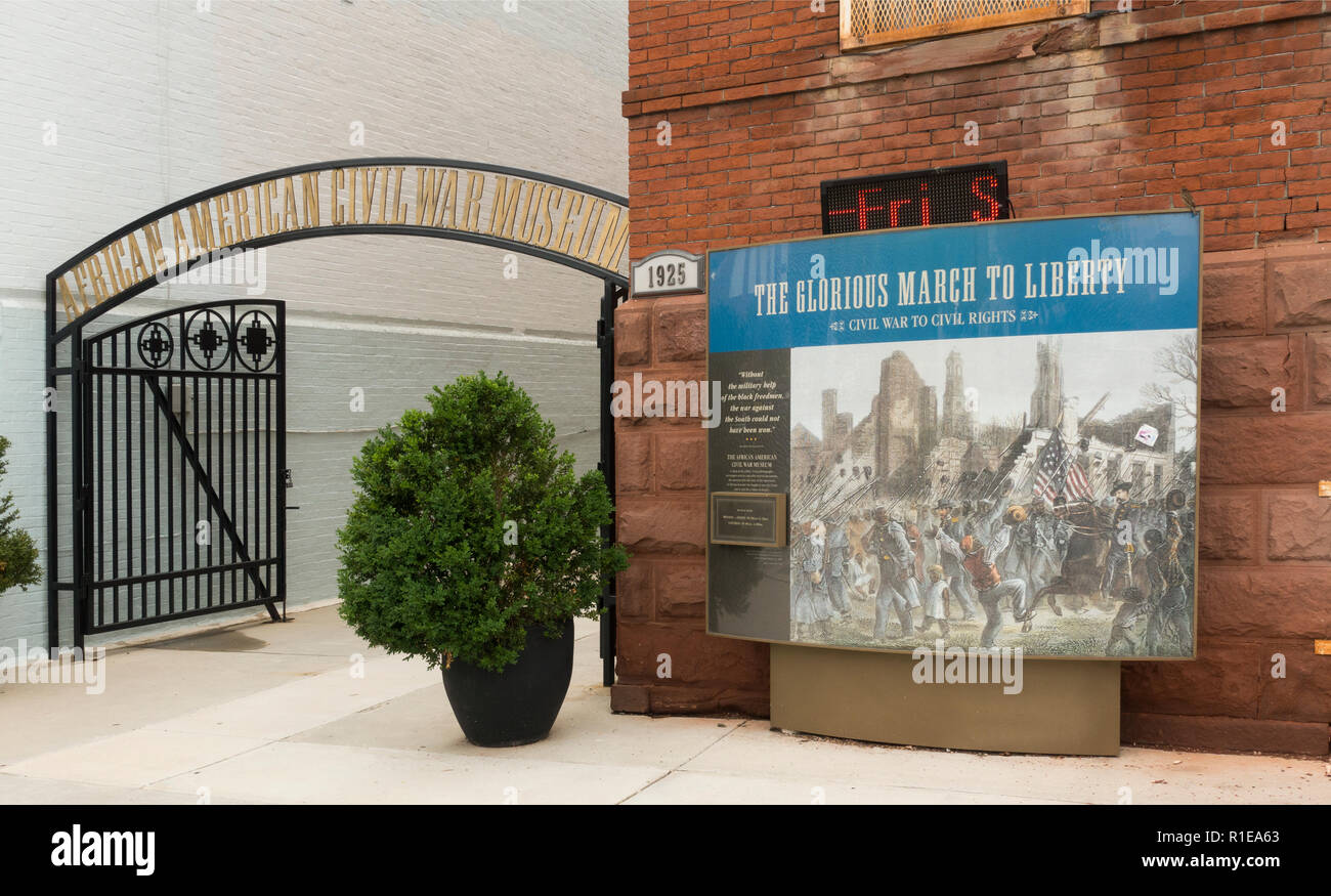 African American Civil War Museum LeDroit Park Washington DC Stock ...