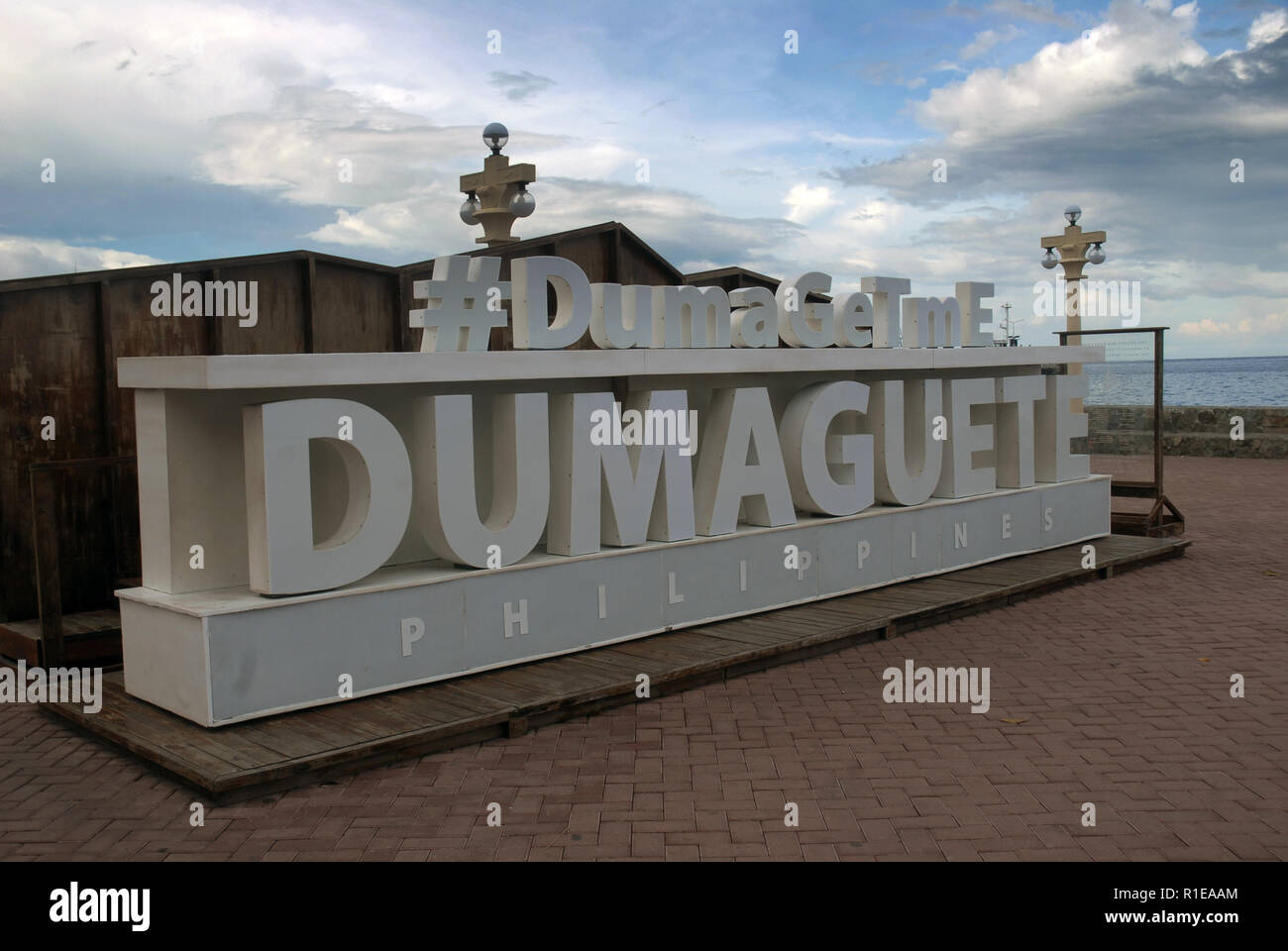 Dumaguete Sign on Flores Ave Piapi, Escano Beach, Dumaguete ...