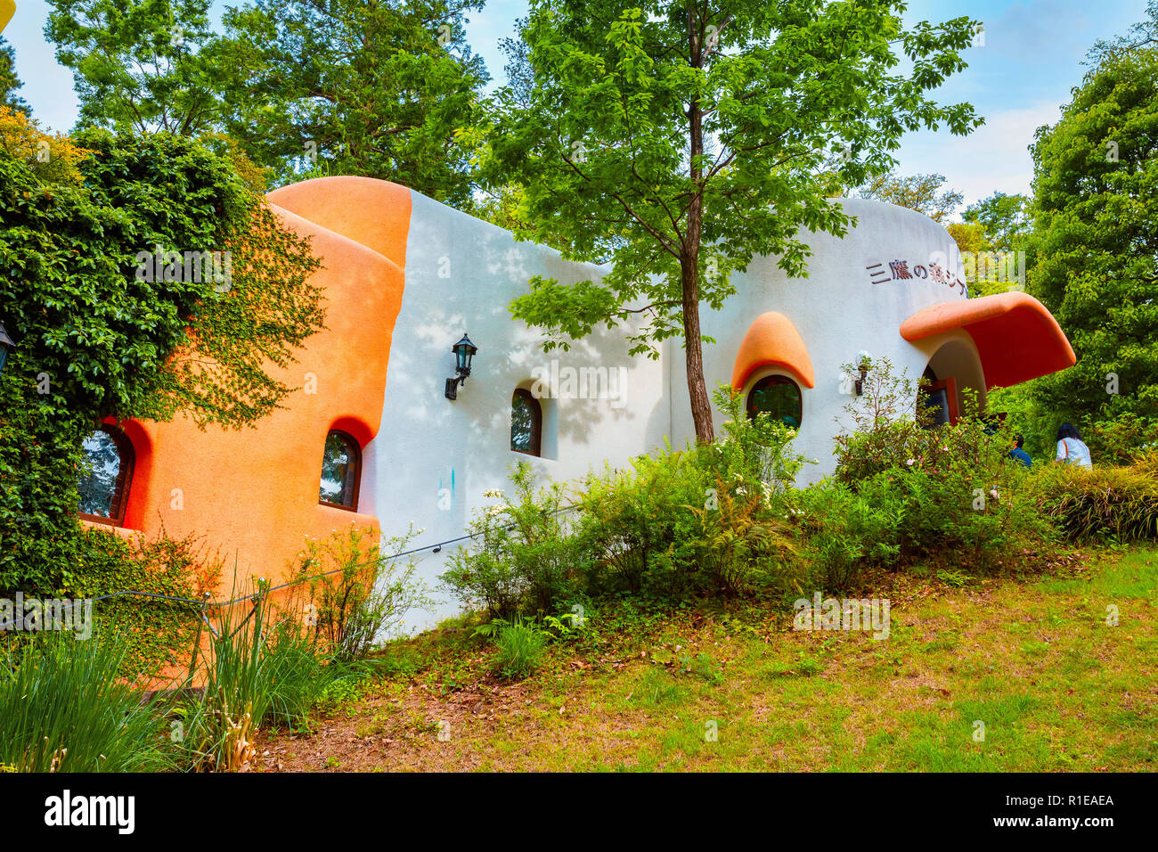 Tokyo, Japan - April 29 2018: Ghibli museum is a place that shows the ...