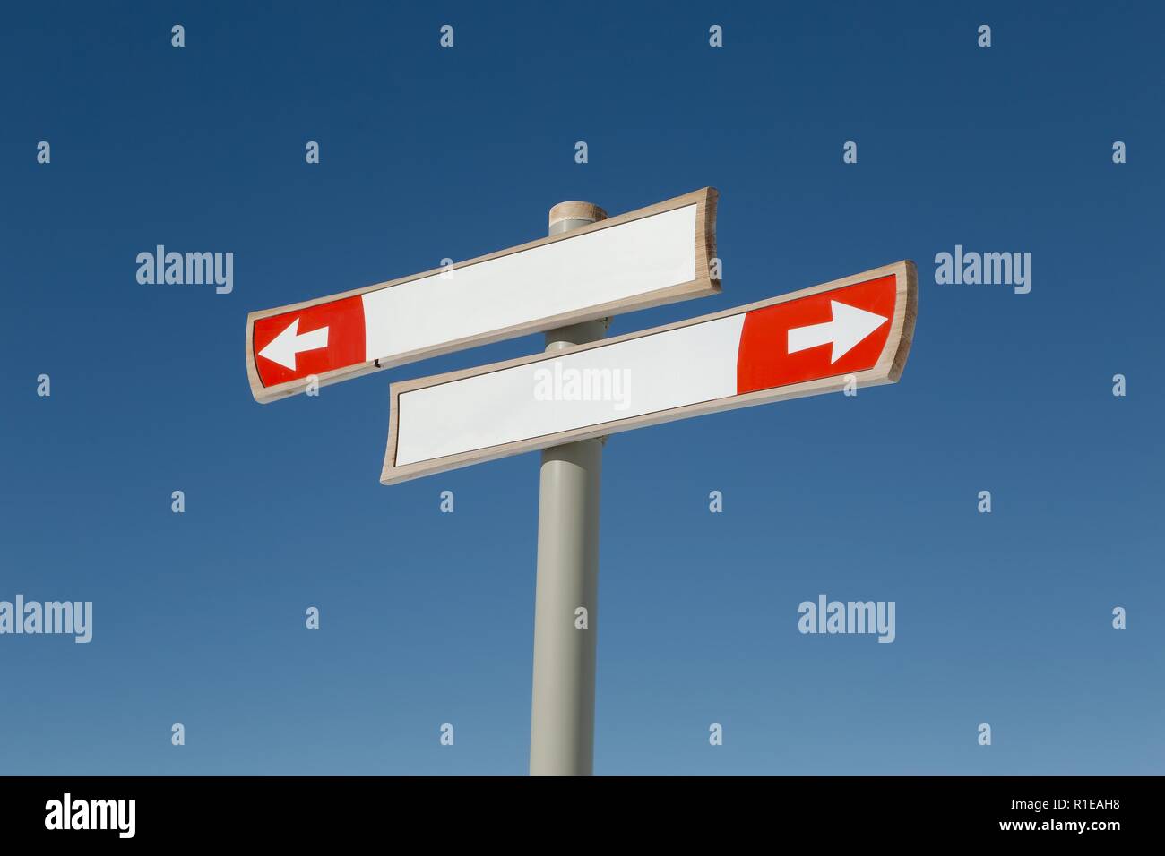 Direction signs two ways Stock Photo - Alamy