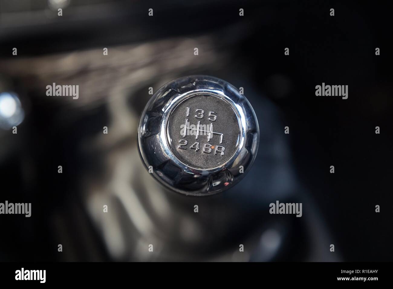 Gear shift vintage car hi-res stock photography and images - Alamy