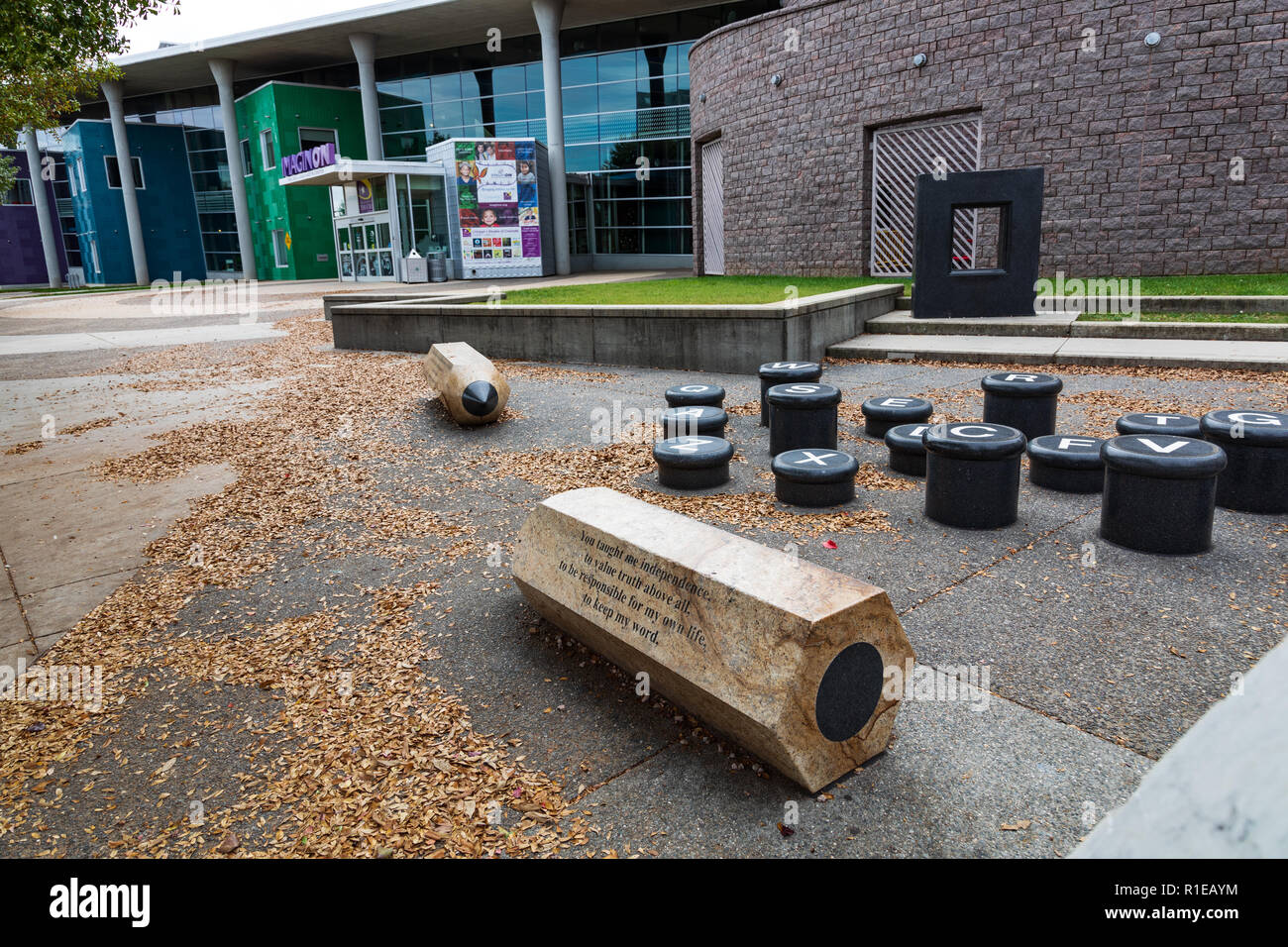 CHARLOTTE, NC, USA-11/08/18: ImaginOn is a collaborative venture of the ...