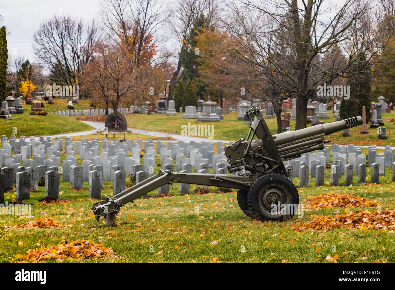 Beechwood - Canadian National Cemetery - artillery and funerary ...