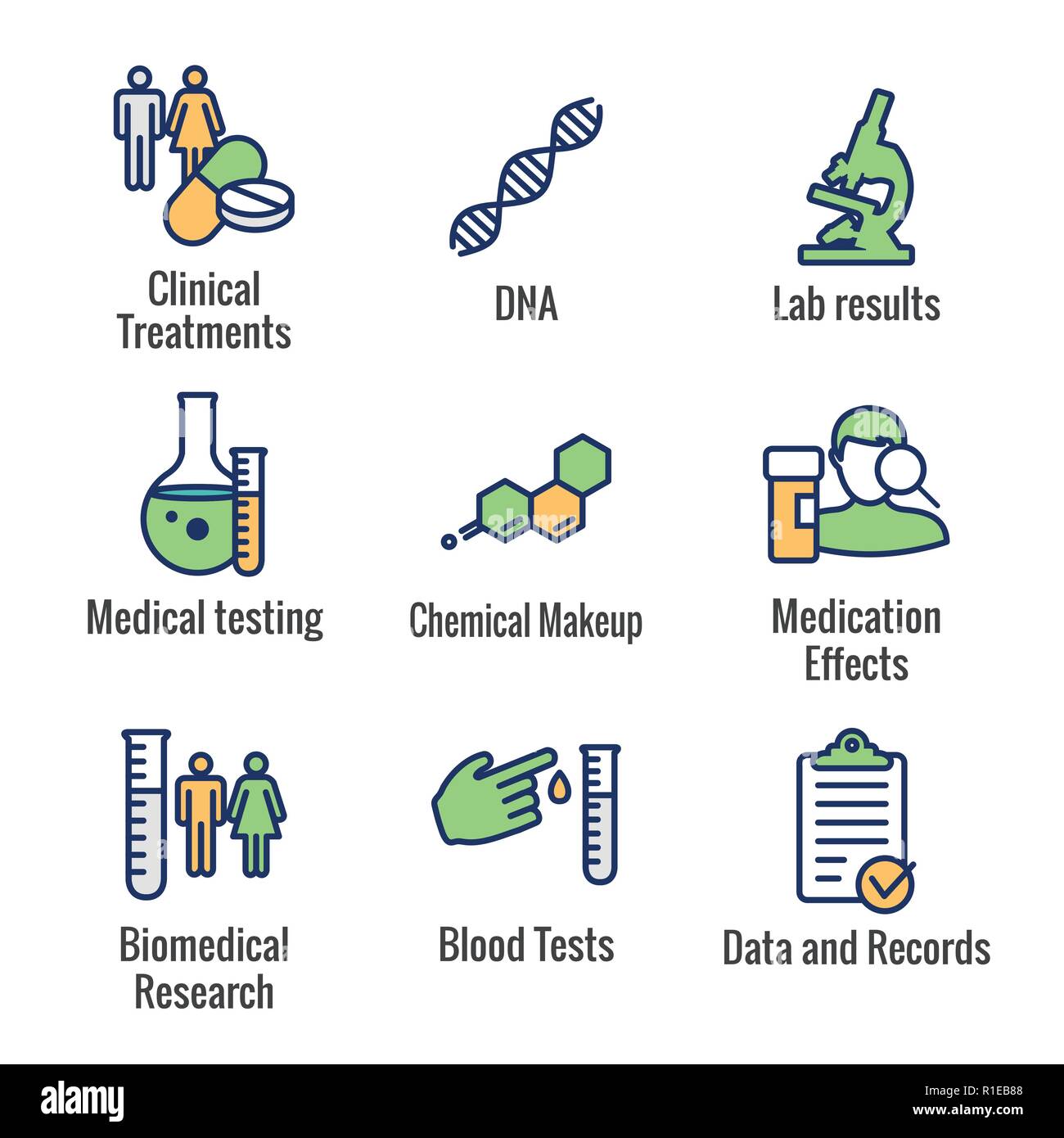 Human genome project vector vectors Cut Out Stock Images & Pictures - Alamy