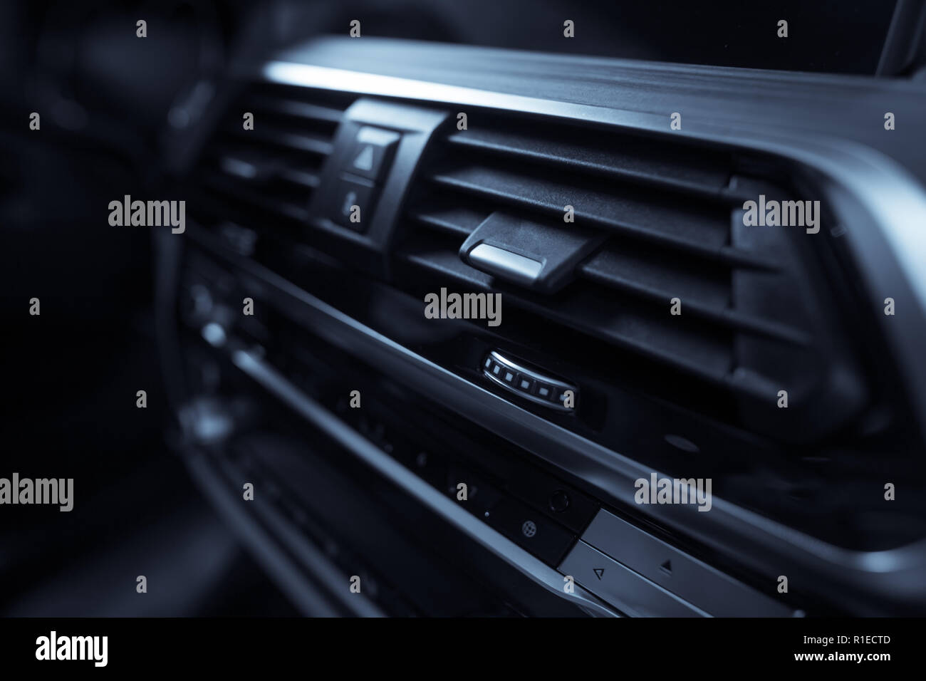 Detail of an air vent in car Stock Photo - Alamy