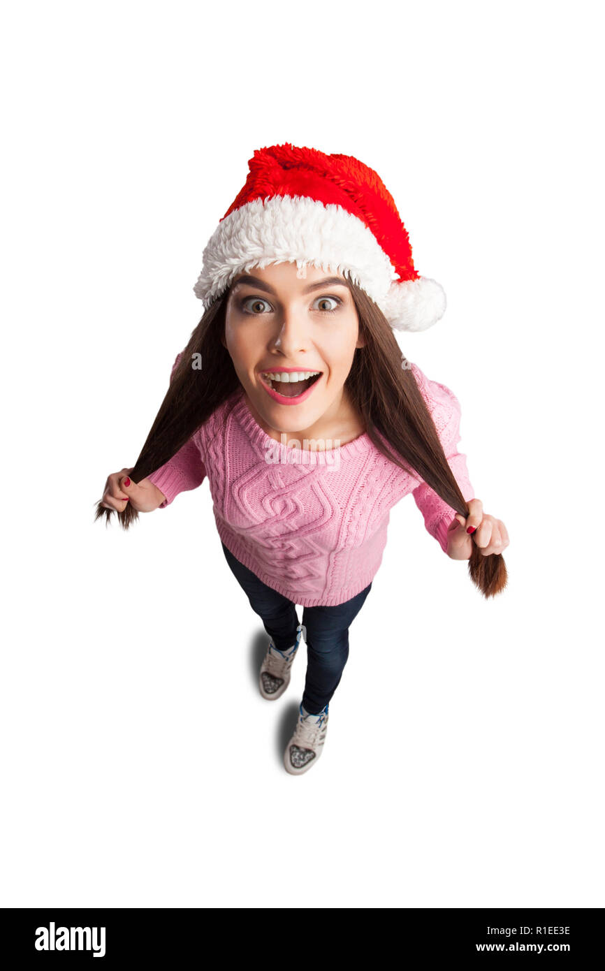 Funny red and white hat hi-res stock photography and images - Alamy