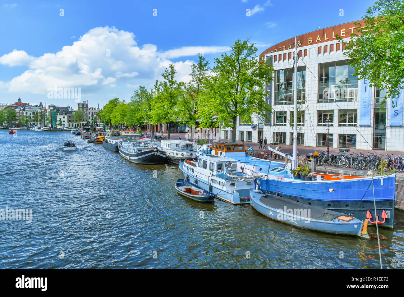 AMSTERDAM - MAY 28, 2015: Nationale opera and ballet building (Stopera ...