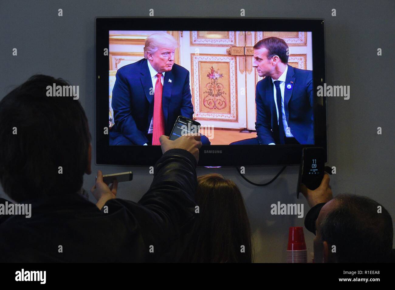 November 10, 2018 - Paris, France: US President Donald Trump meets with ...