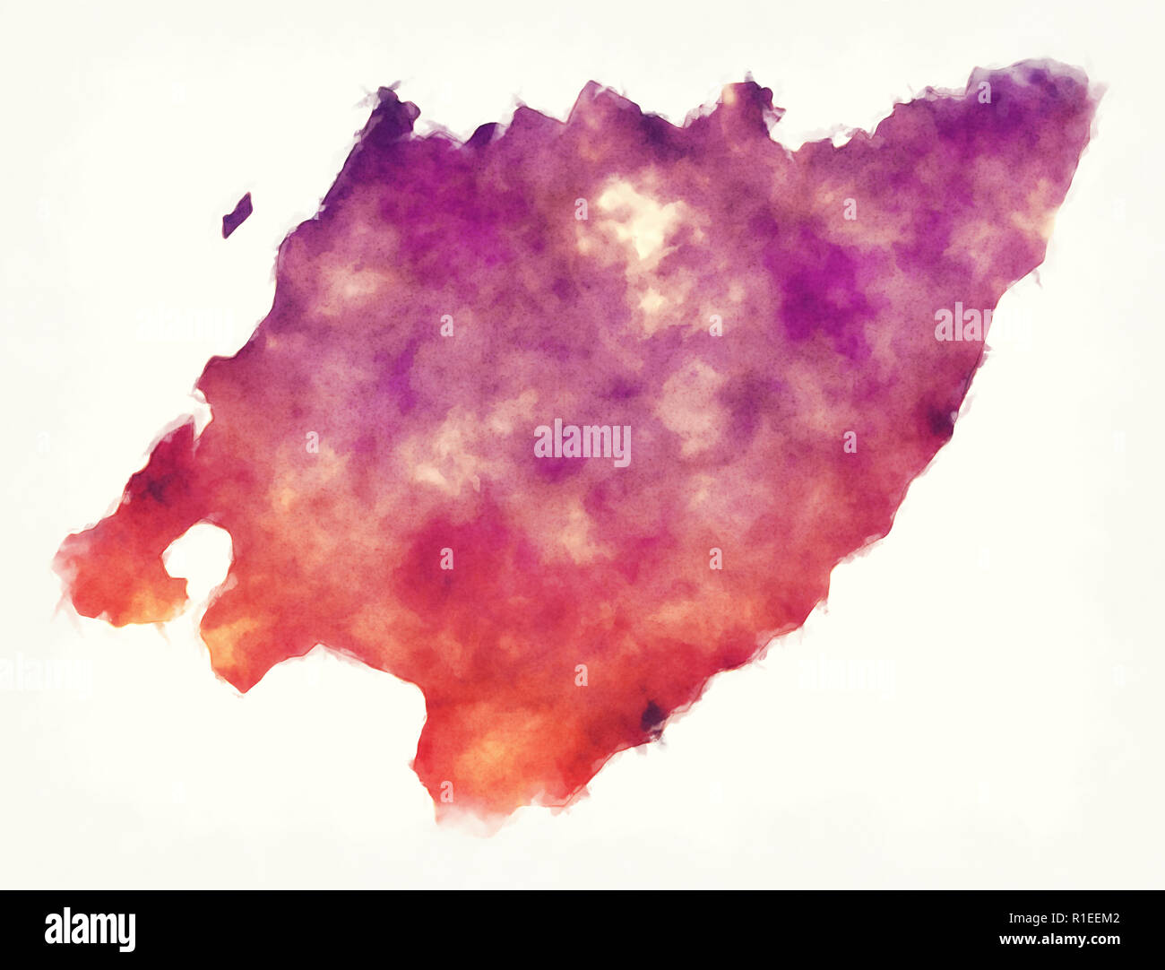 Wellington county map hi-res stock photography and images - Alamy