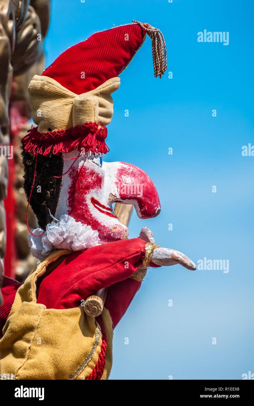 Traditional British seaside puppet show featuring Mr Punch Stock Photo ...