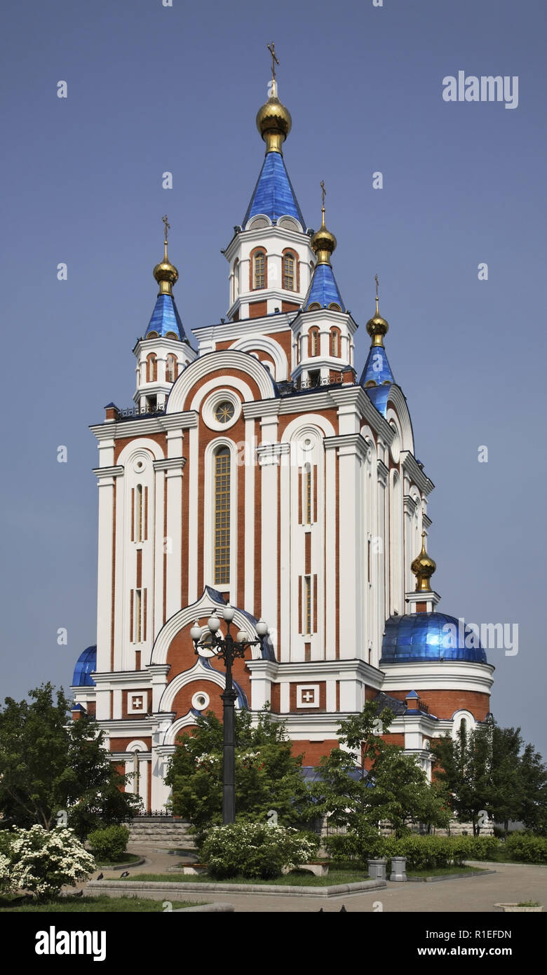 Russia khabarovsk cathedral hi-res stock photography and images - Alamy