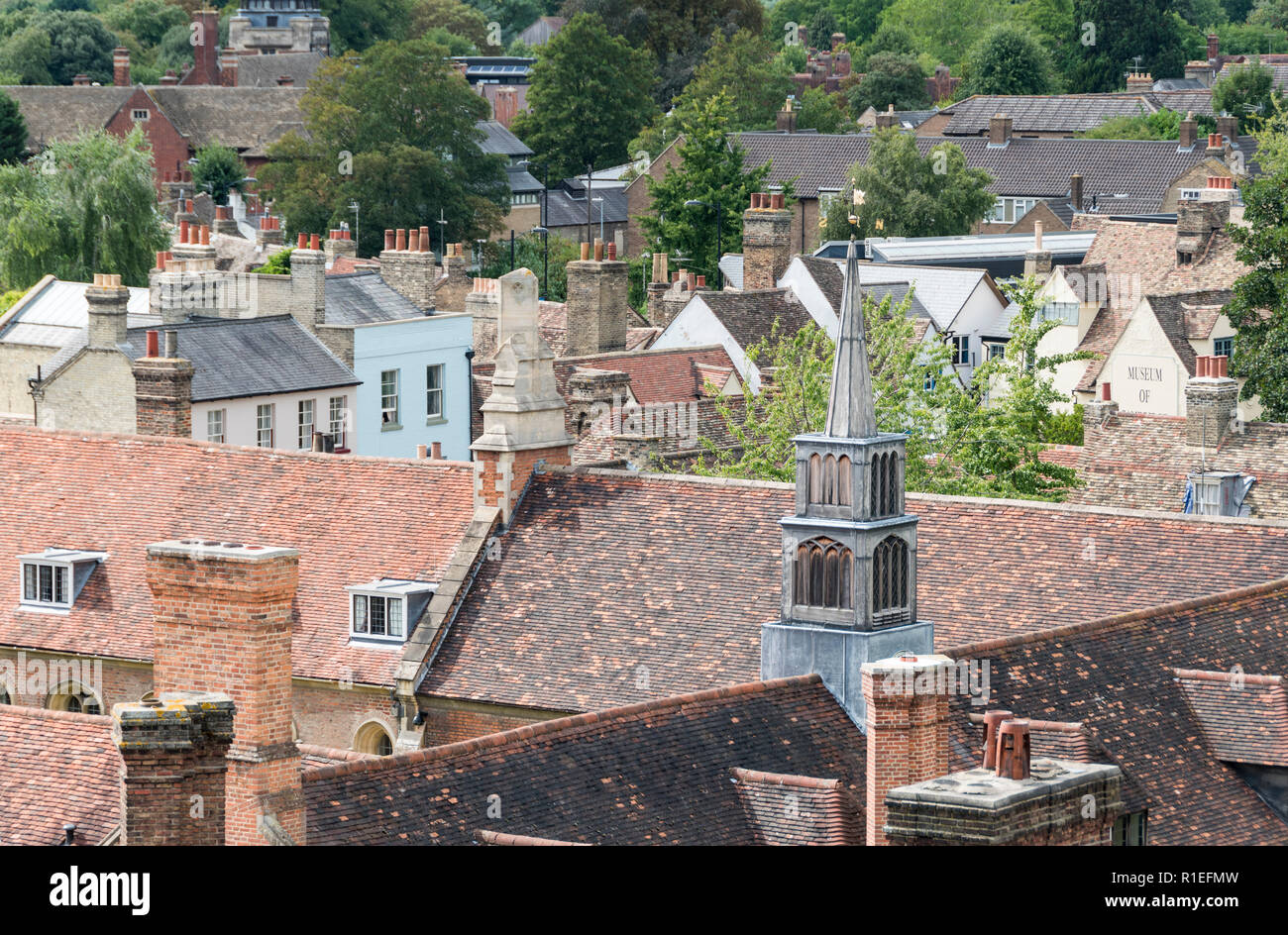 Cambridge rooftop view hi-res stock photography and images - Alamy
