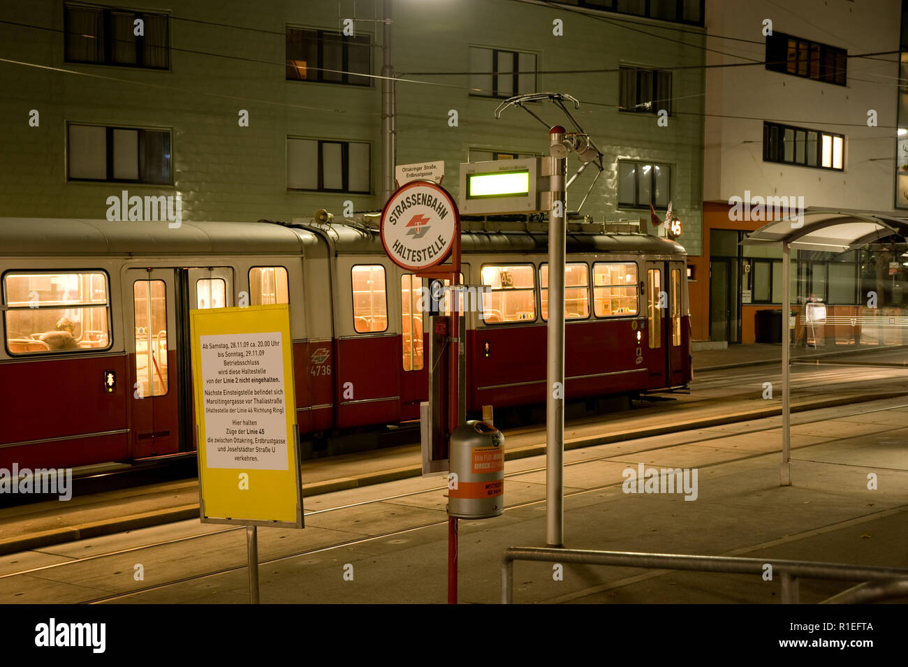 Wien, Straßenbahn - Vienna, Tramway Stock Photo - Alamy