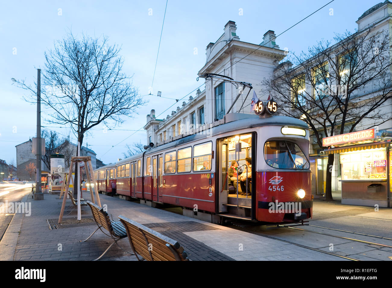 Wien, Straßenbahn - Vienna, Tramway Stock Photo - Alamy