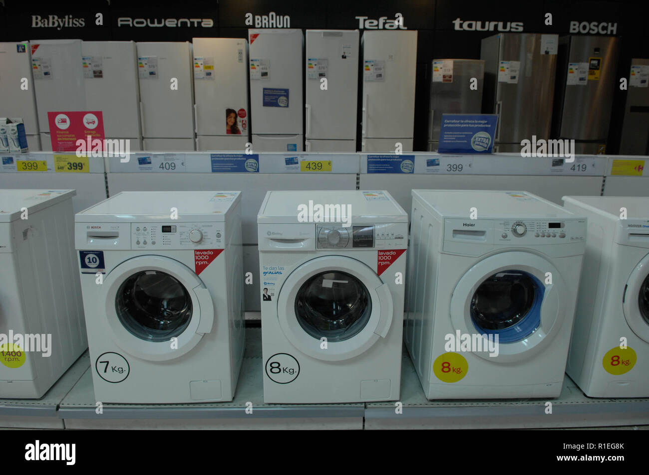 washing machine,home appliances Stock Photo - Alamy