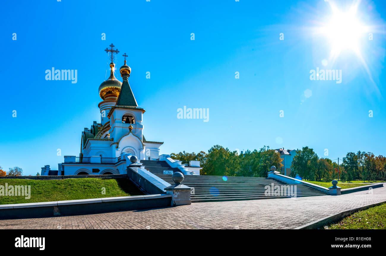 Temple of St. Seraphim of Sarov. Church and chapel in the Far Eastern ...