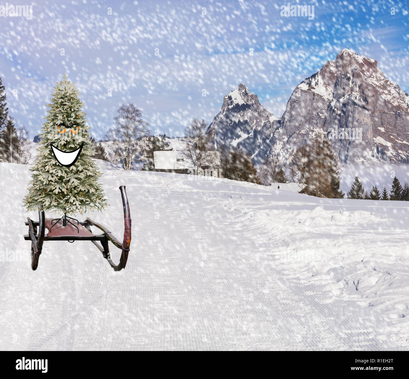 Sleighing party hi-res stock photography and images - Alamy