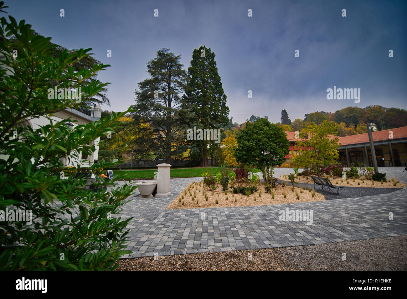 Charlie Chaplin´s Home-Chaplins World / Vevey-Switzerland Stock Photo ...