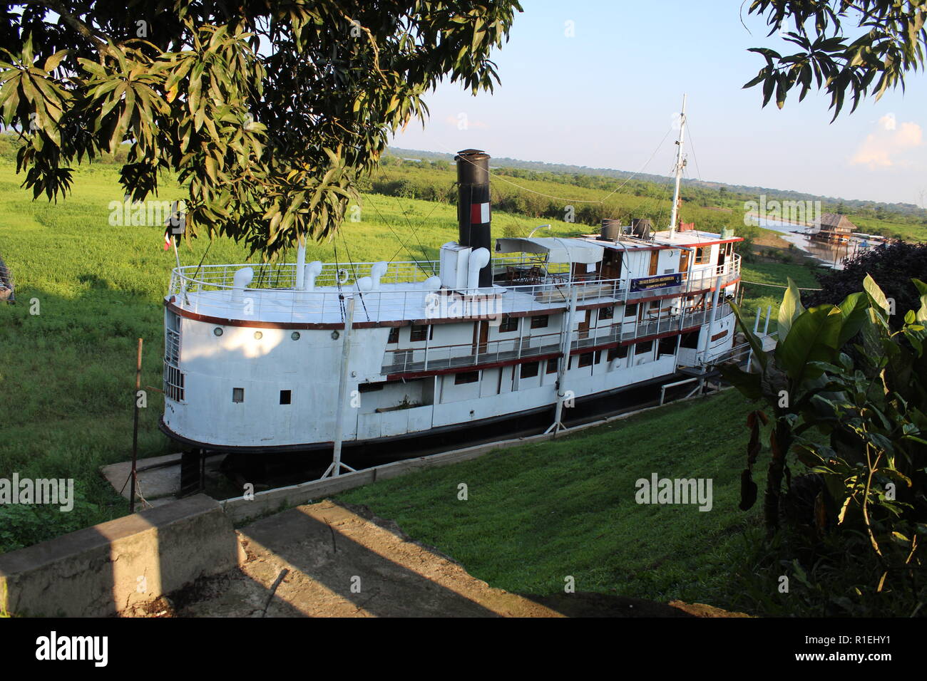Museum of Historic Boats, Iquitos Peru Stock Photo - Alamy