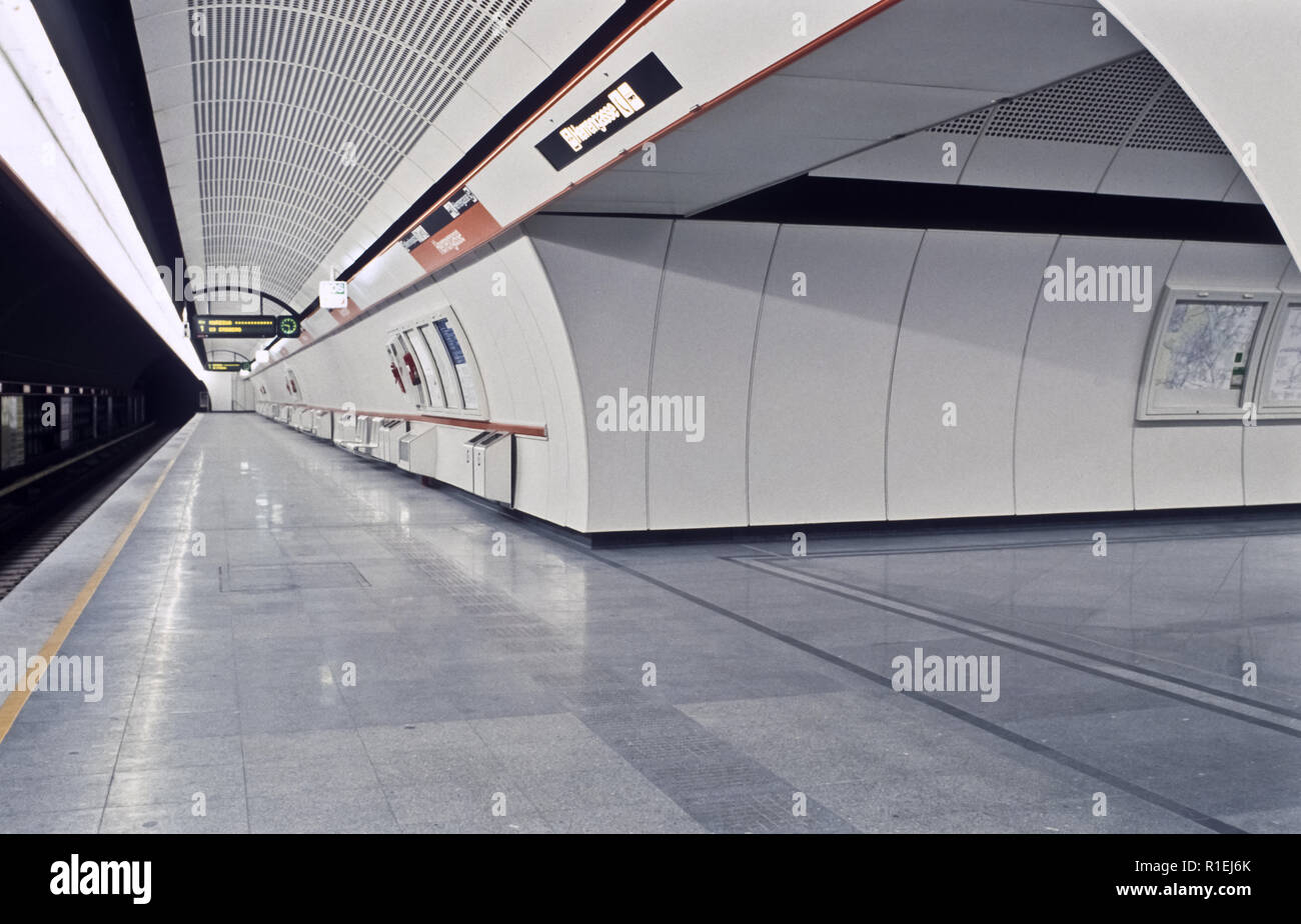 Wien, U-Bahn, U3 Station Herrengasse - Vienna, Subway, U3 Herrengasse ...