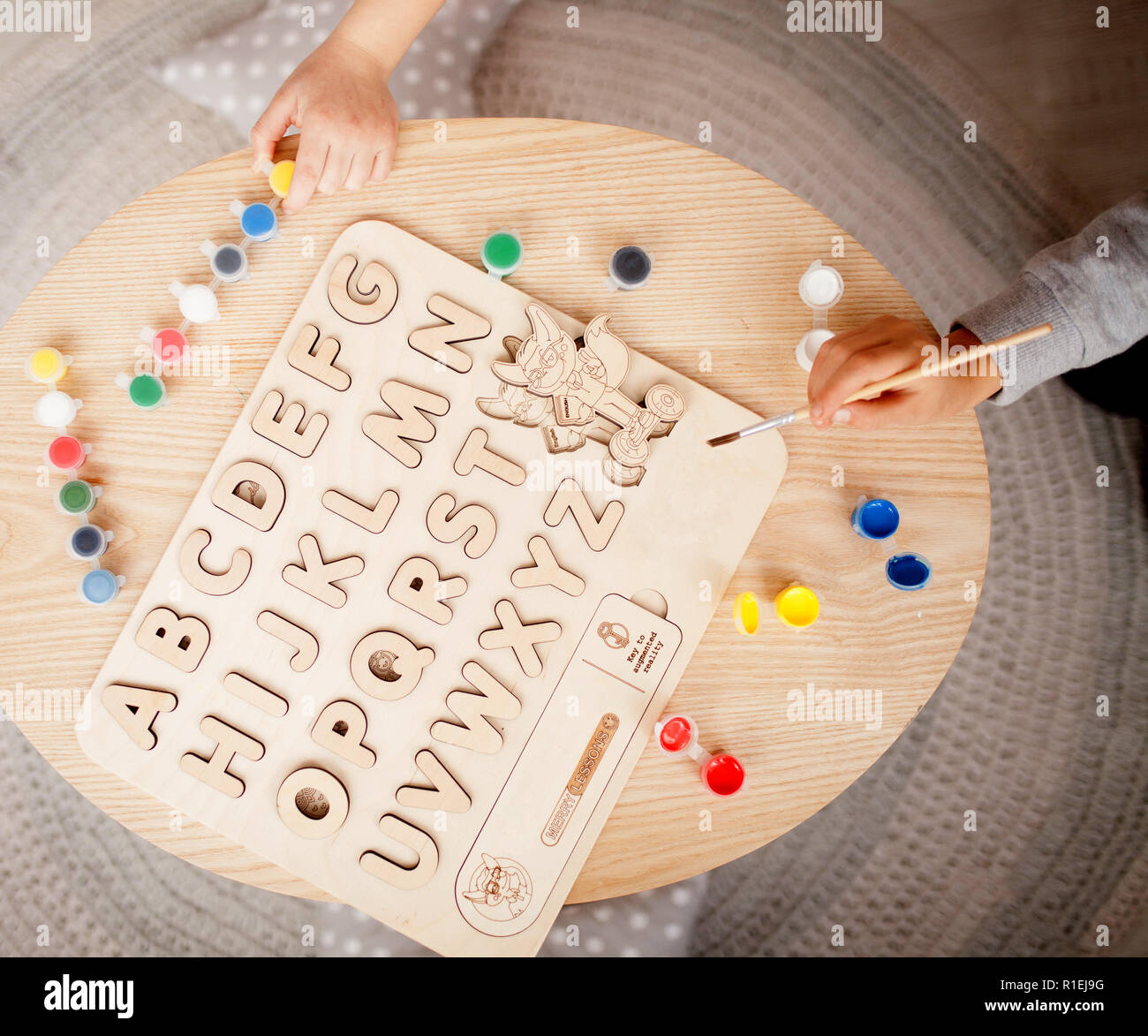 Multi Color Alphabet Letters High Resolution Stock Photography and ...