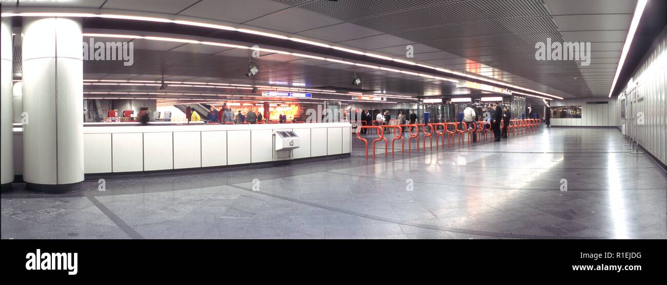 Wien, U-Bahnlinie U3, Station Westbahnhof, Architektengruppe U-Bahn ...