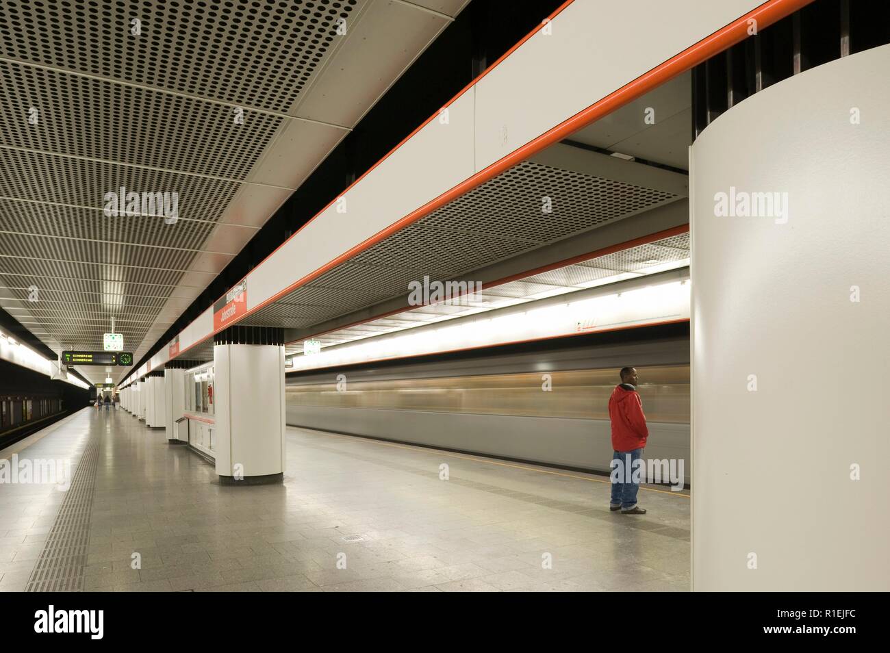 Wien, U-Bahnlinie U3, Station Johnstraße, Architektengruppe U-Bahn (AGU ...