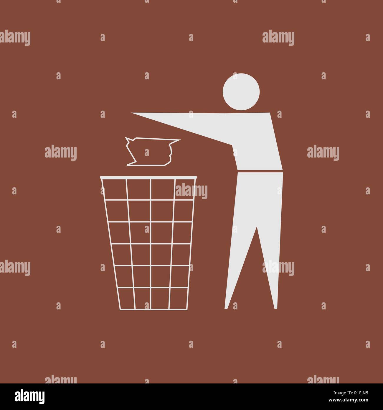 Keep clean sign Stock Vector Images - Alamy
