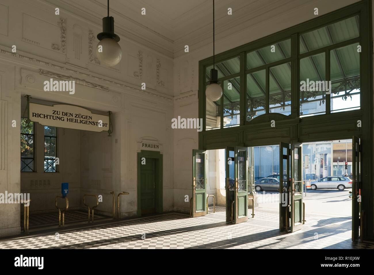 Wien, Stadtbahnstation Stadtpark von Otto Wagner - Vienna, Stadtbahn ...