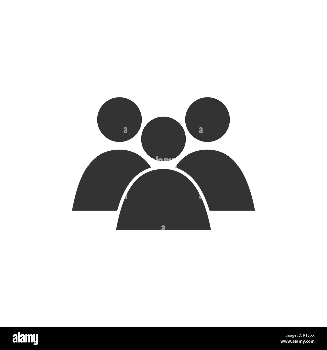 People Icon. User sign icon. Vector illustration flat Stock Vector ...