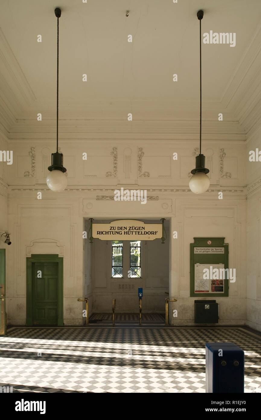 Wien, Stadtbahnstation Stadtpark von Otto Wagner - Vienna, Stadtbahn ...