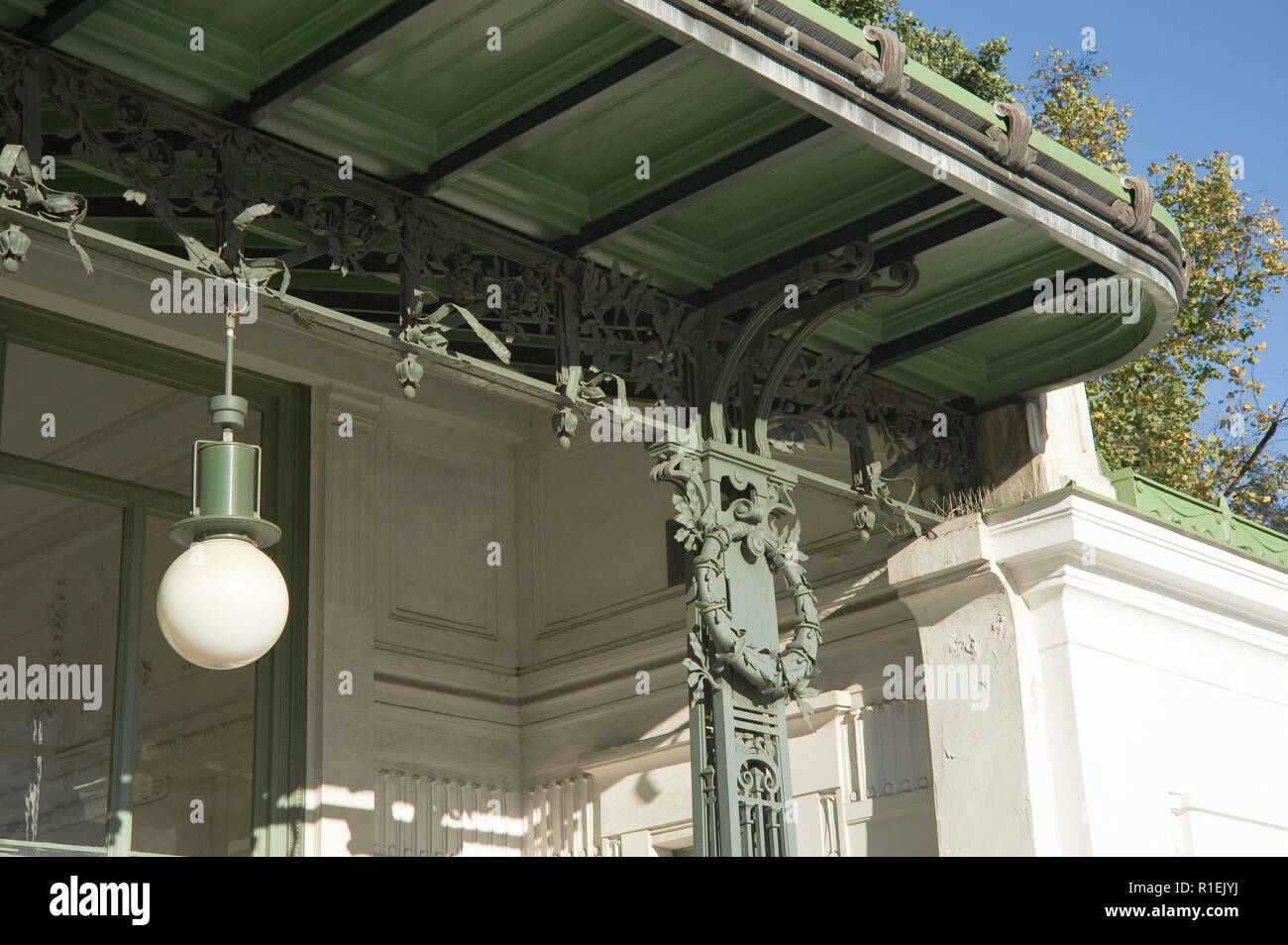 Wien, Stadtbahnstation Stadtpark von Otto Wagner - Vienna, Stadtbahn ...