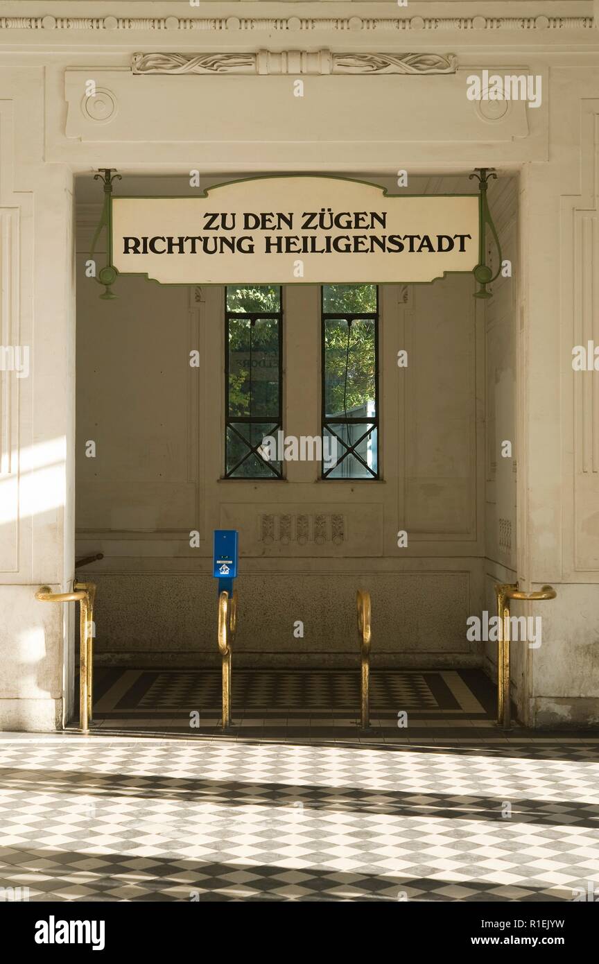 Wien, Stadtbahnstation Stadtpark von Otto Wagner - Vienna, Stadtbahn ...