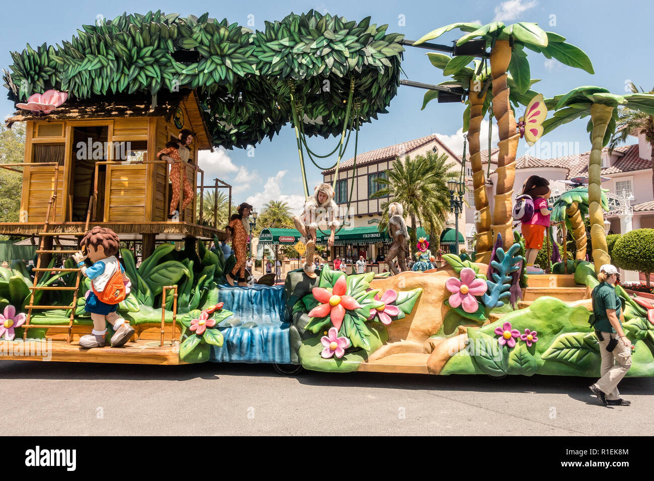 APRIL 25, 2018 - ORLANDO, FLORIDA: DORA THE EXPLORER FLOAT AT MAGIC ...