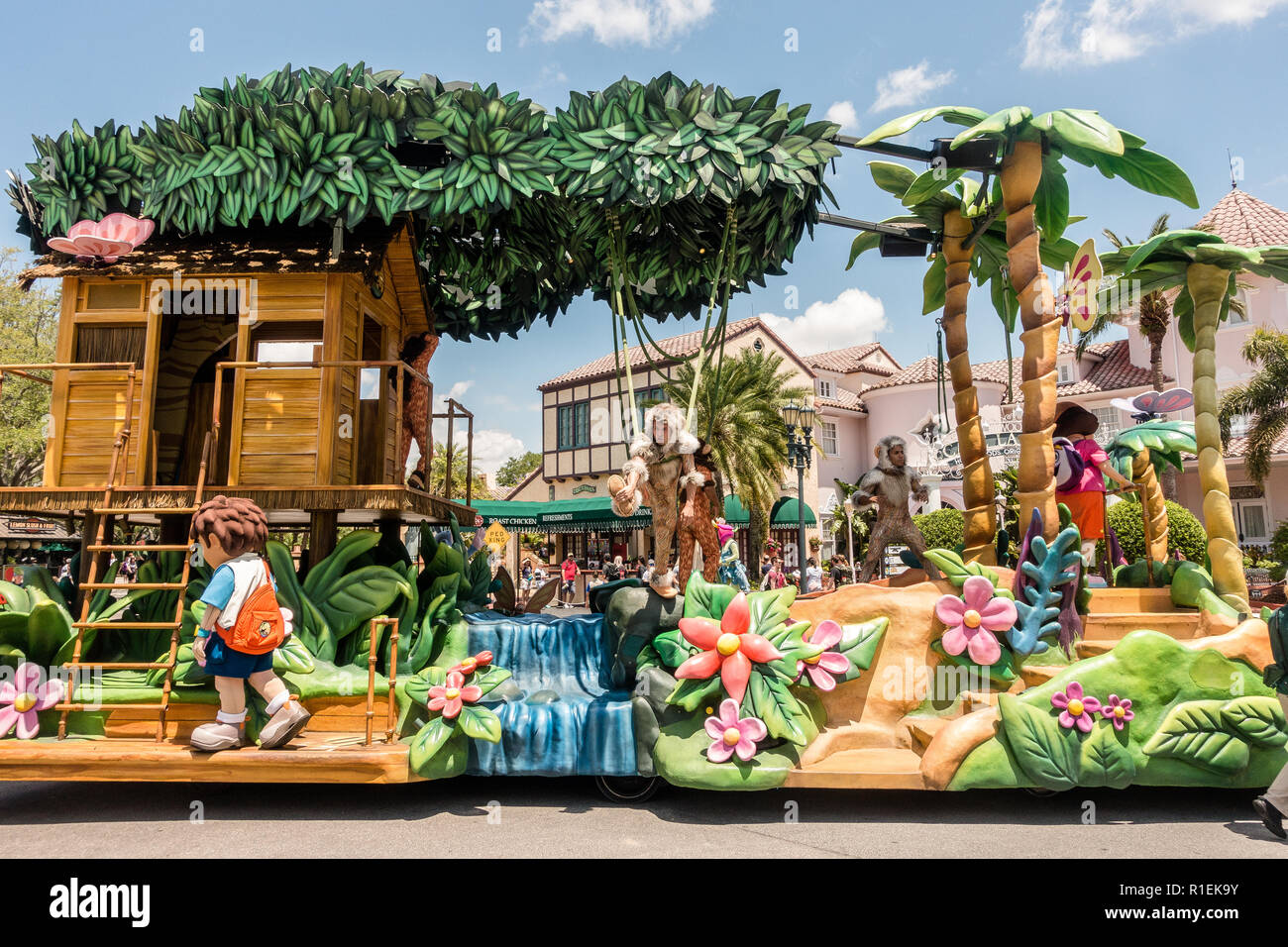 APRIL 25, 2018 - ORLANDO, FLORIDA: DORA THE EXPLORER FLOAT AT MAGIC ...