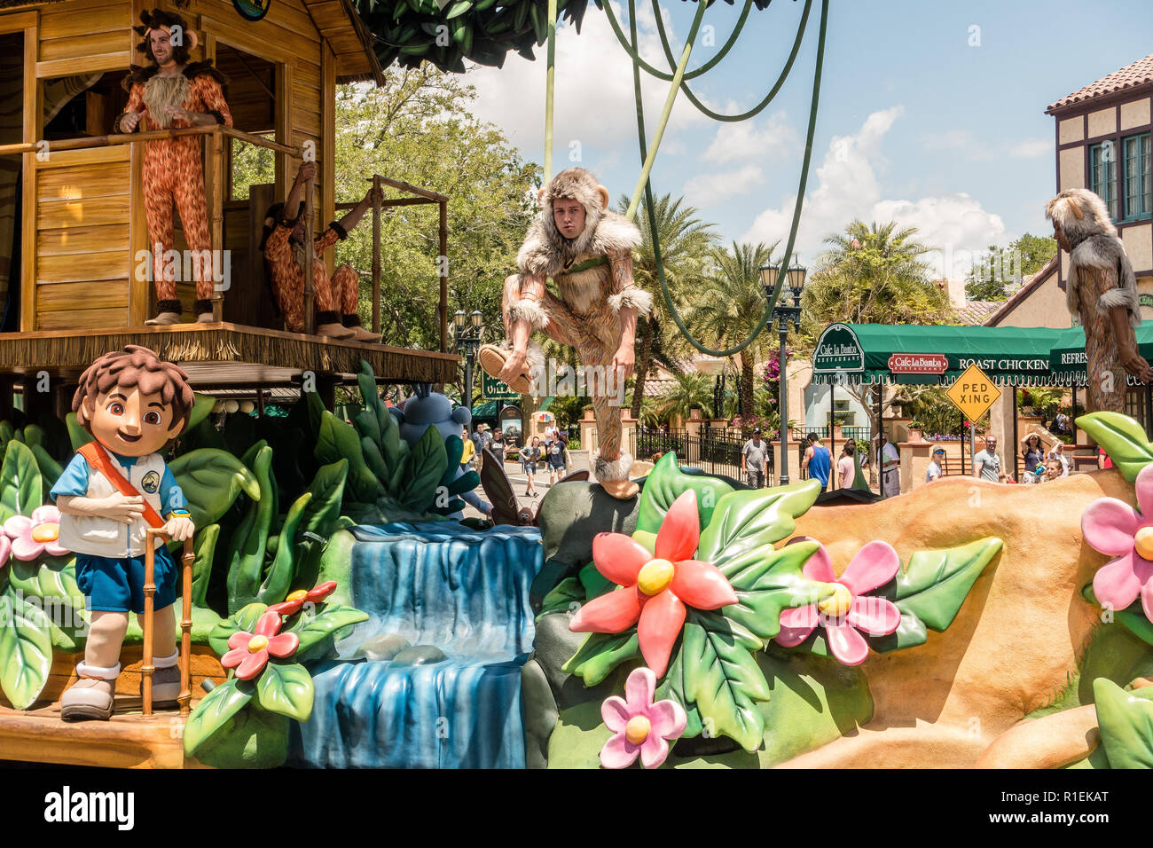 APRIL 25, 2018 - ORLANDO, FLORIDA: DORA THE EXPLORER FLOAT AT MAGIC ...