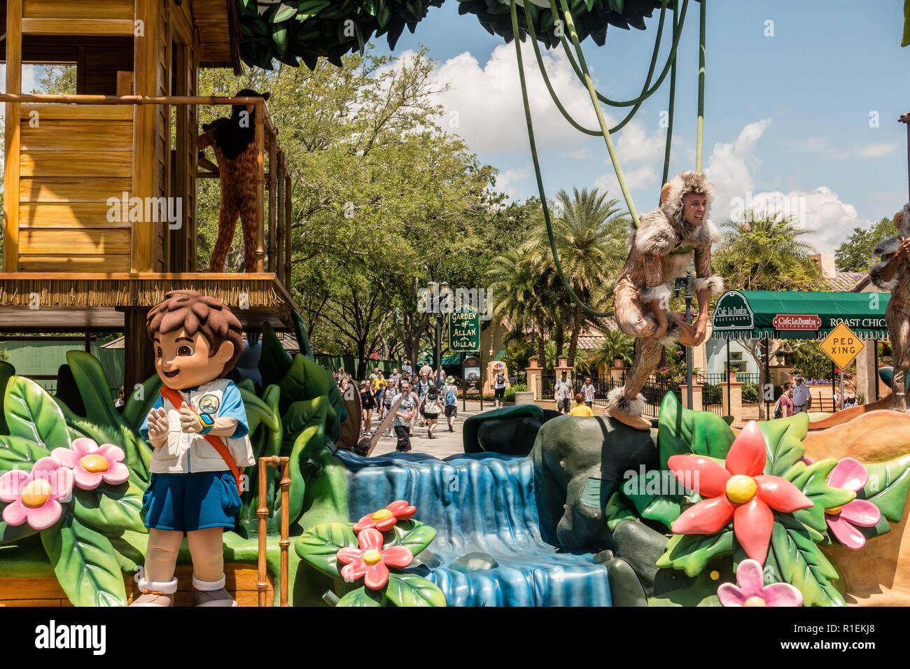 APRIL 25, 2018 - ORLANDO, FLORIDA: DORA THE EXPLORER FLOAT AT MAGIC ...