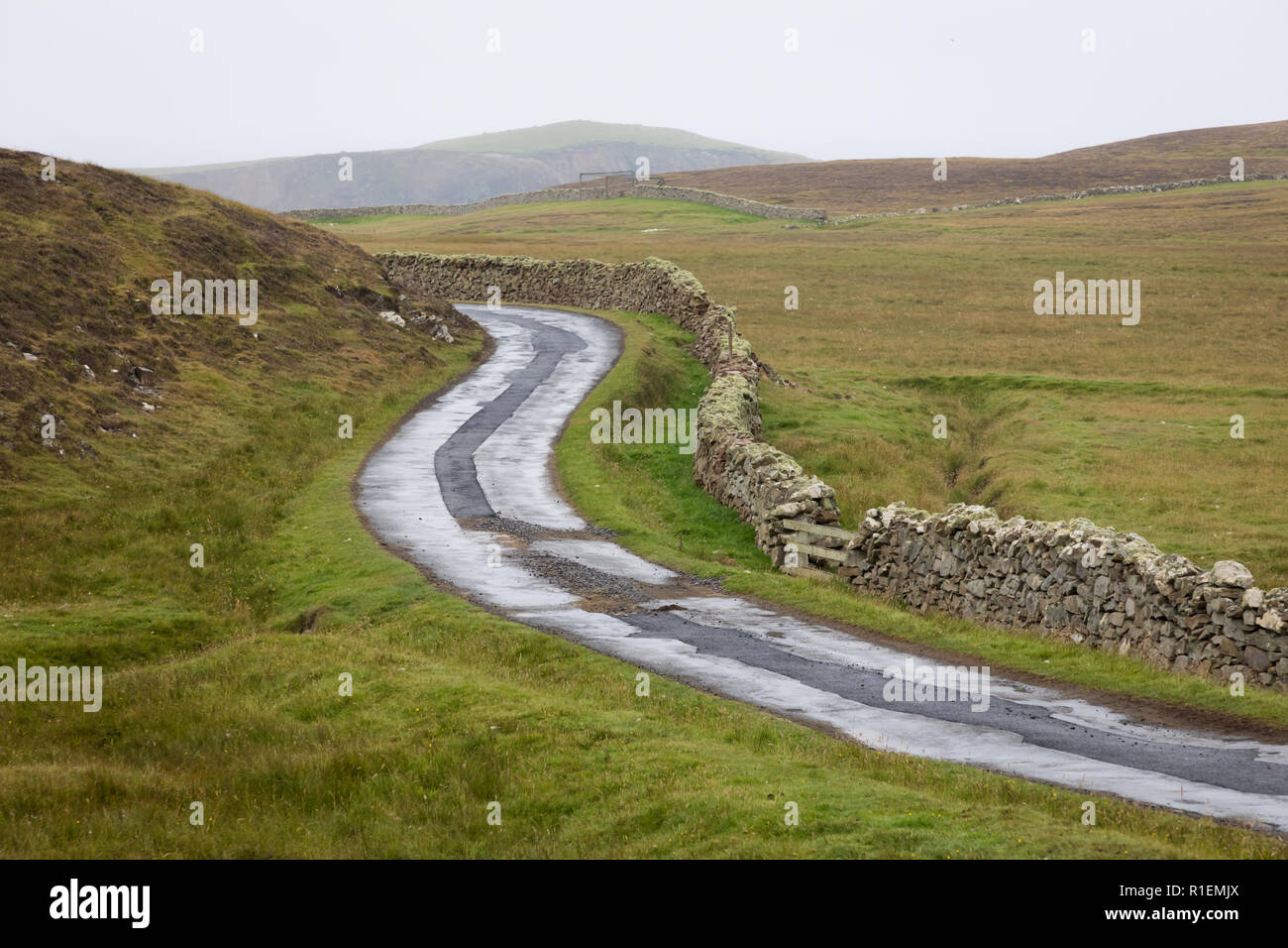 Landscape of Fair Isle, Shetland, UK Stock Photo - Alamy