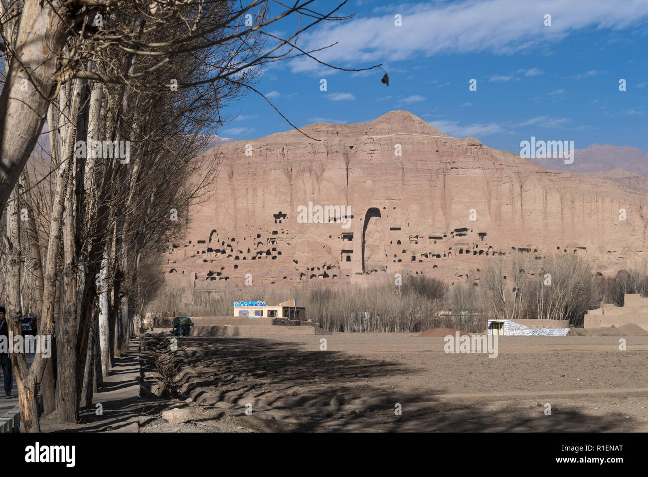 Buddha Cave In Cliff Where 4th & 5th Century Female Buddha Statue Was ...
