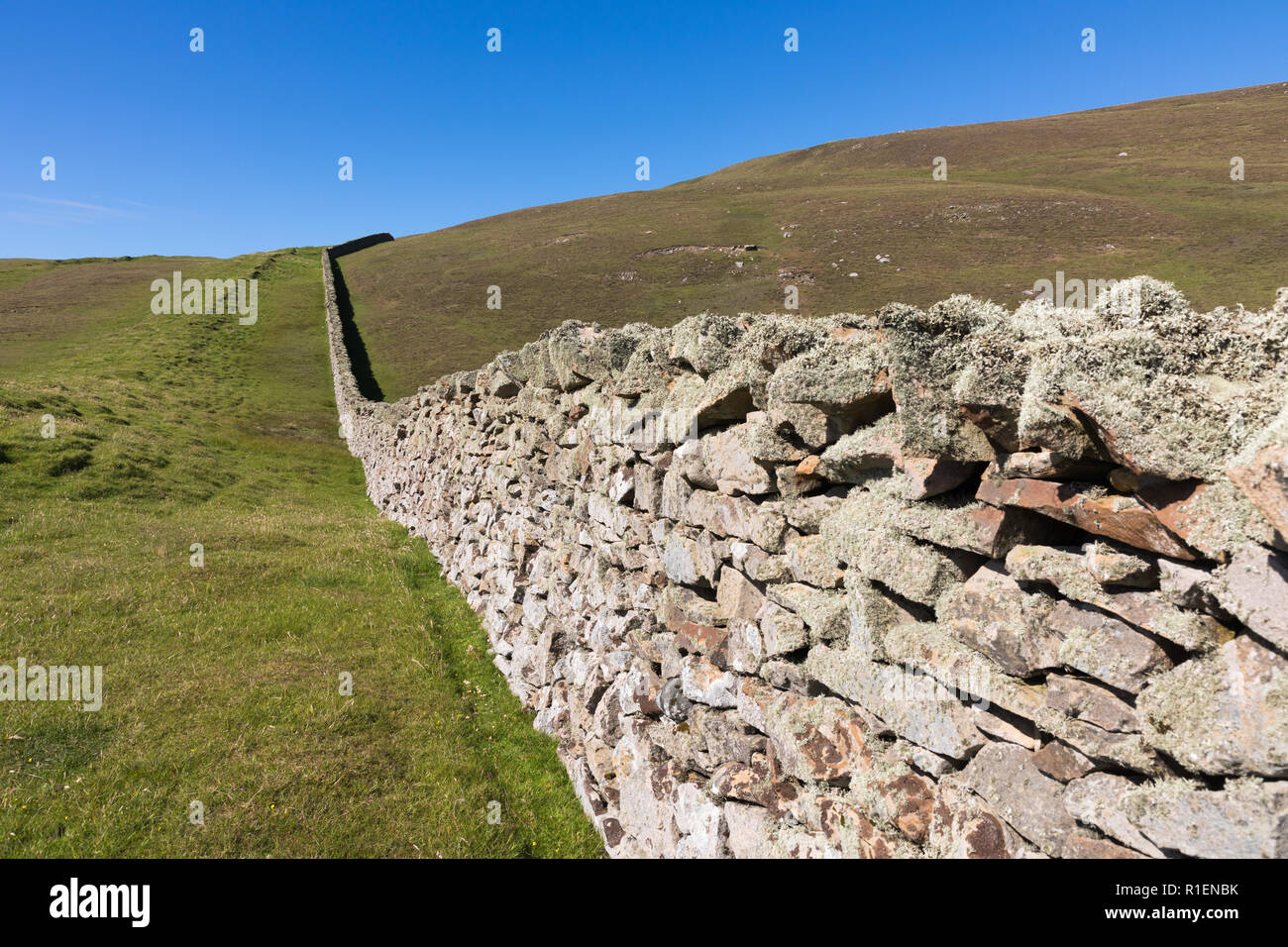 Landscape of Fair Isle, Shetland, UK Stock Photo - Alamy