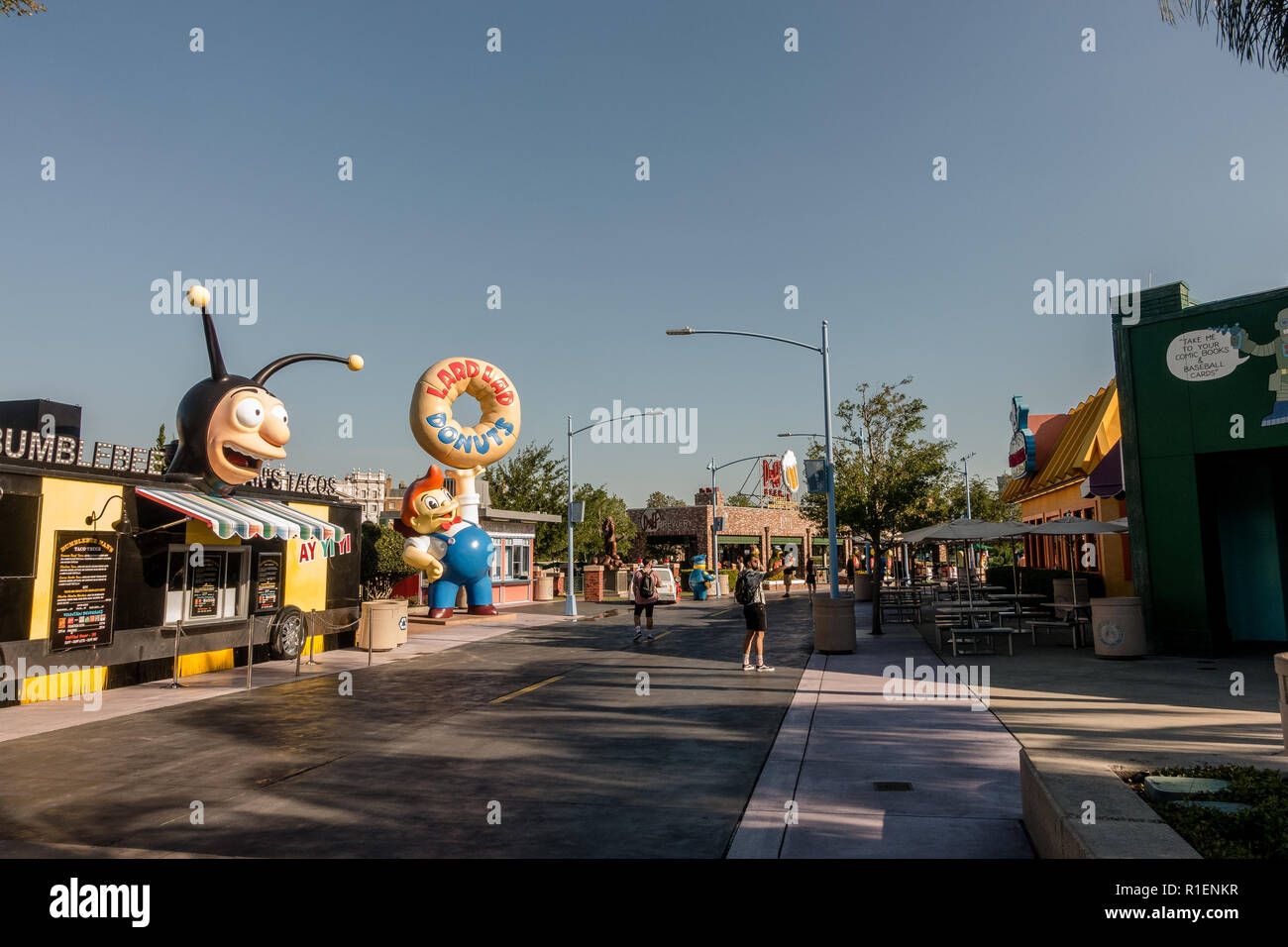 APRIL 25, 2018 - ORLANDO, FLORIDA: THE SIMPSONS 'SPRINGFIELD' AT ...