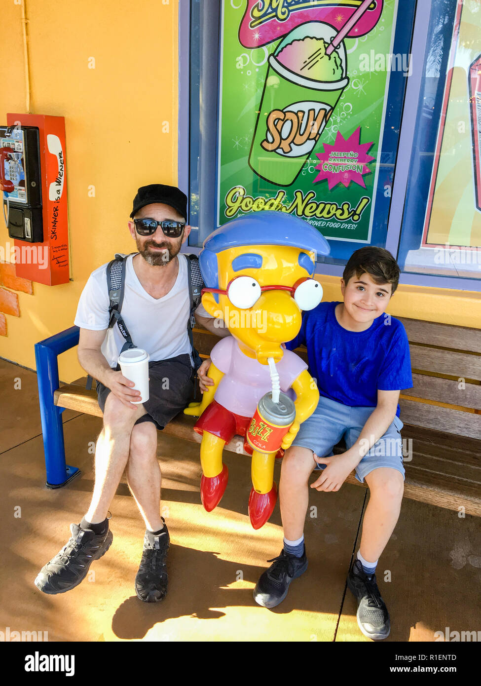APRIL 25, 2018 - ORLANDO, FLORDIA: FATHER AND SON WITH MILLHOUSE FROM ...