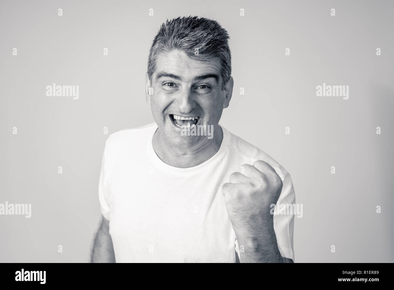 Happy facial expression hi-res stock photography and images - Alamy