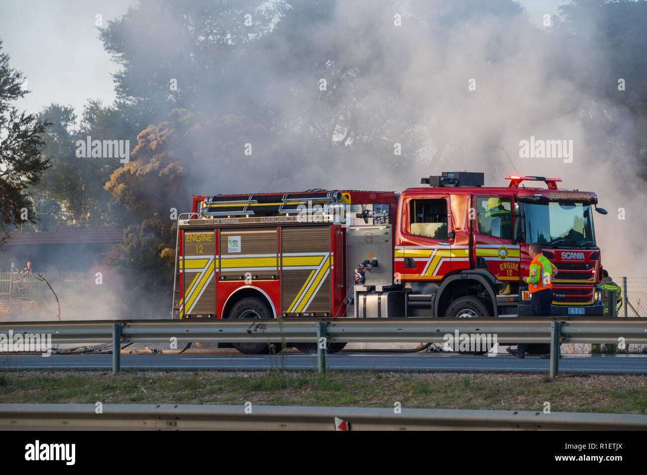 Fire Truck Caught On Fire