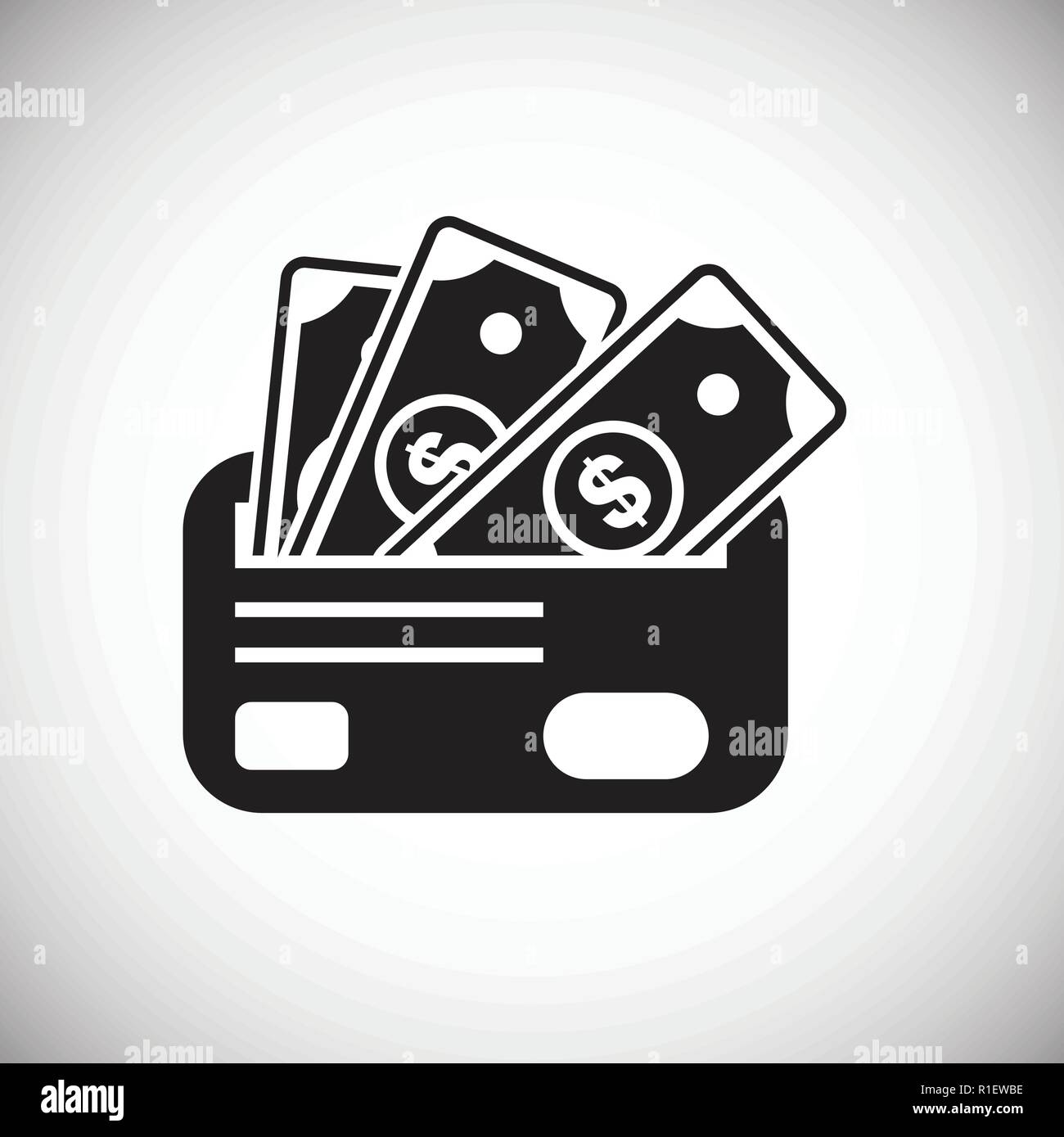 Card electron money on white background Stock Vector Image & Art - Alamy