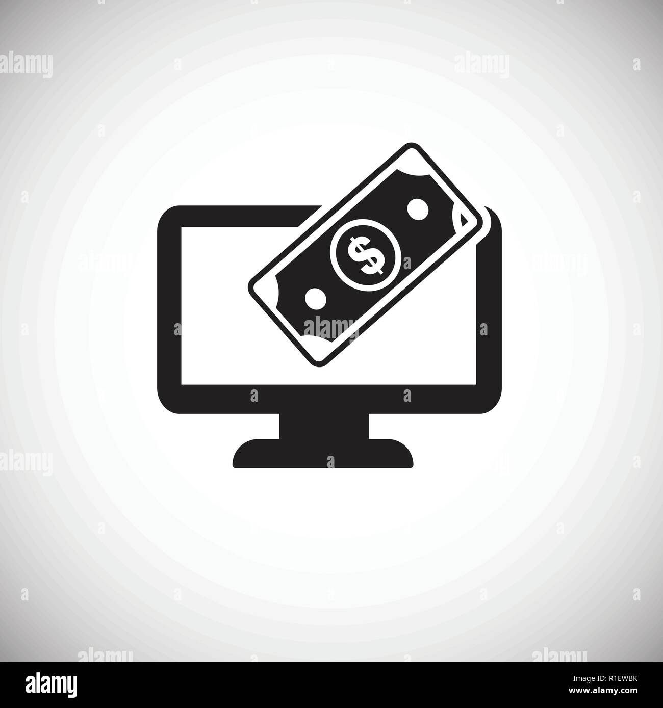 Online payment on white background Stock Vector Image & Art - Alamy