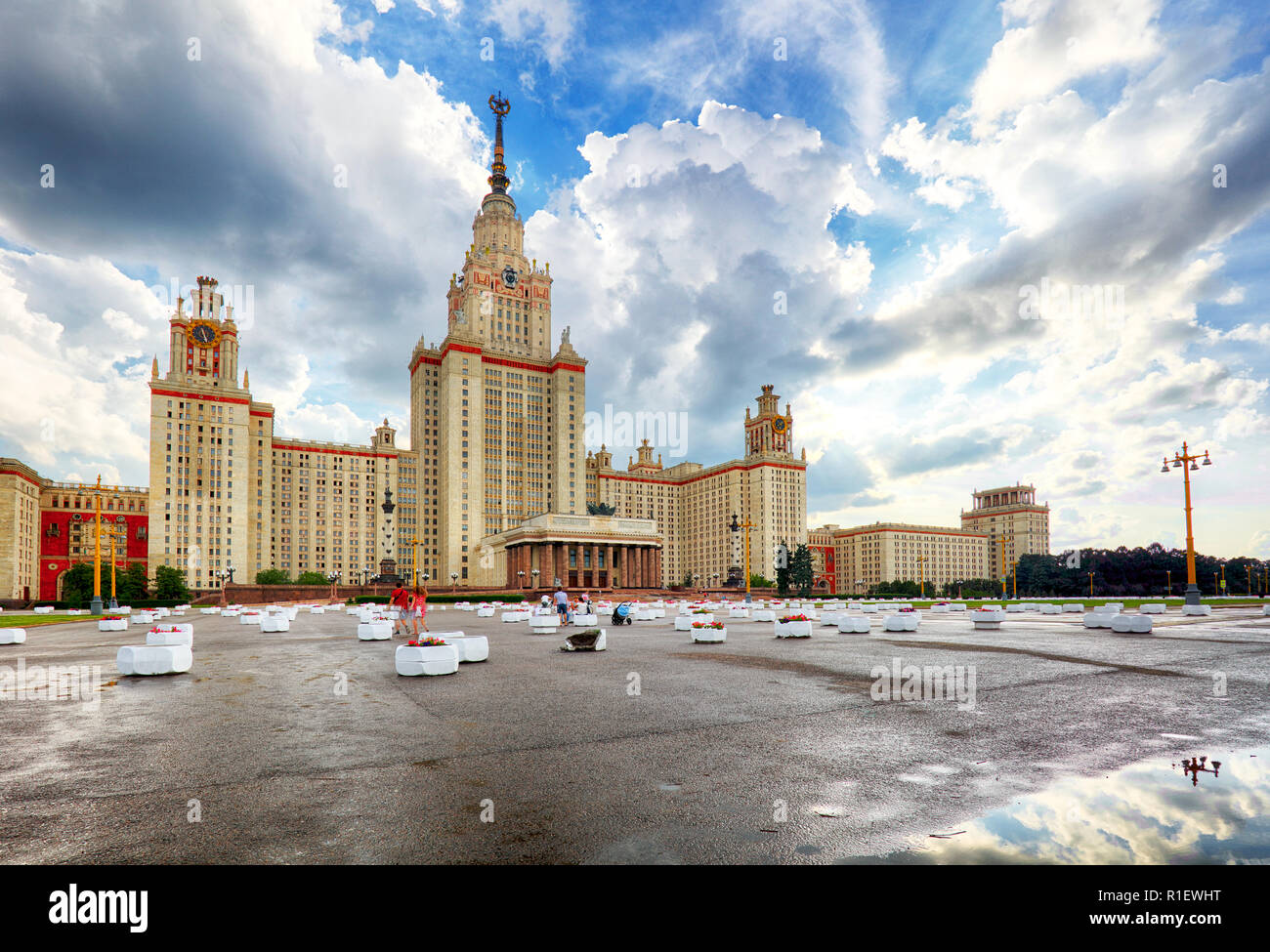 Lomonosov Moscow State University - MSU. MSU is one of Seven Sisters ...