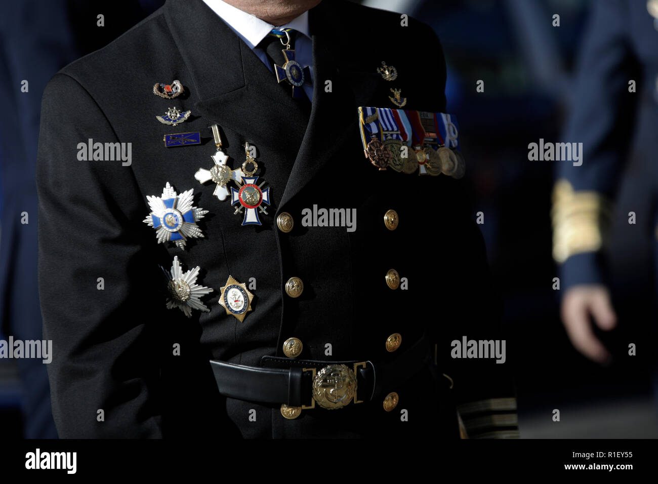 Greek military officer uniform Stock Photo - Alamy