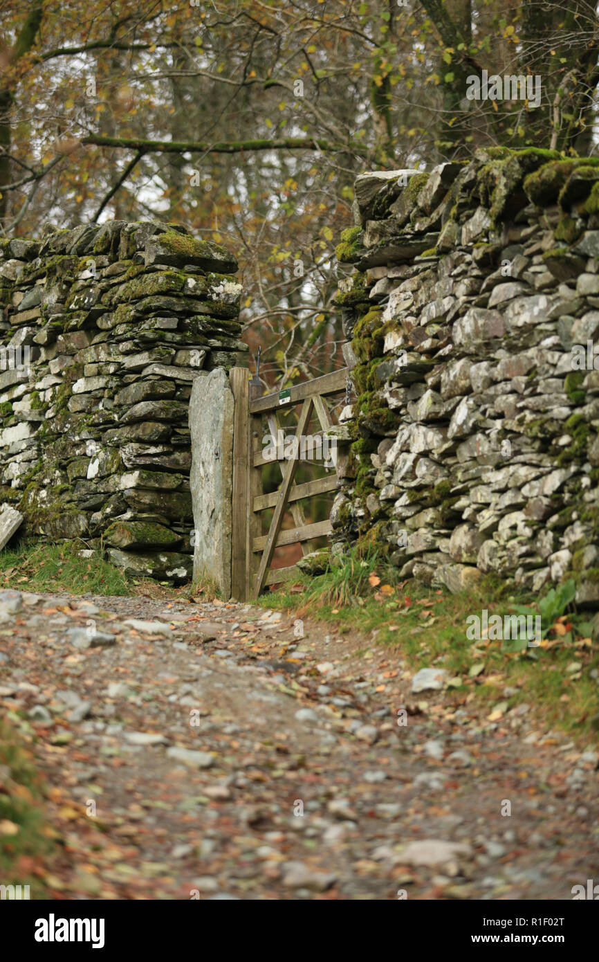 Dry stone wall lake district hi-res stock photography and images - Alamy